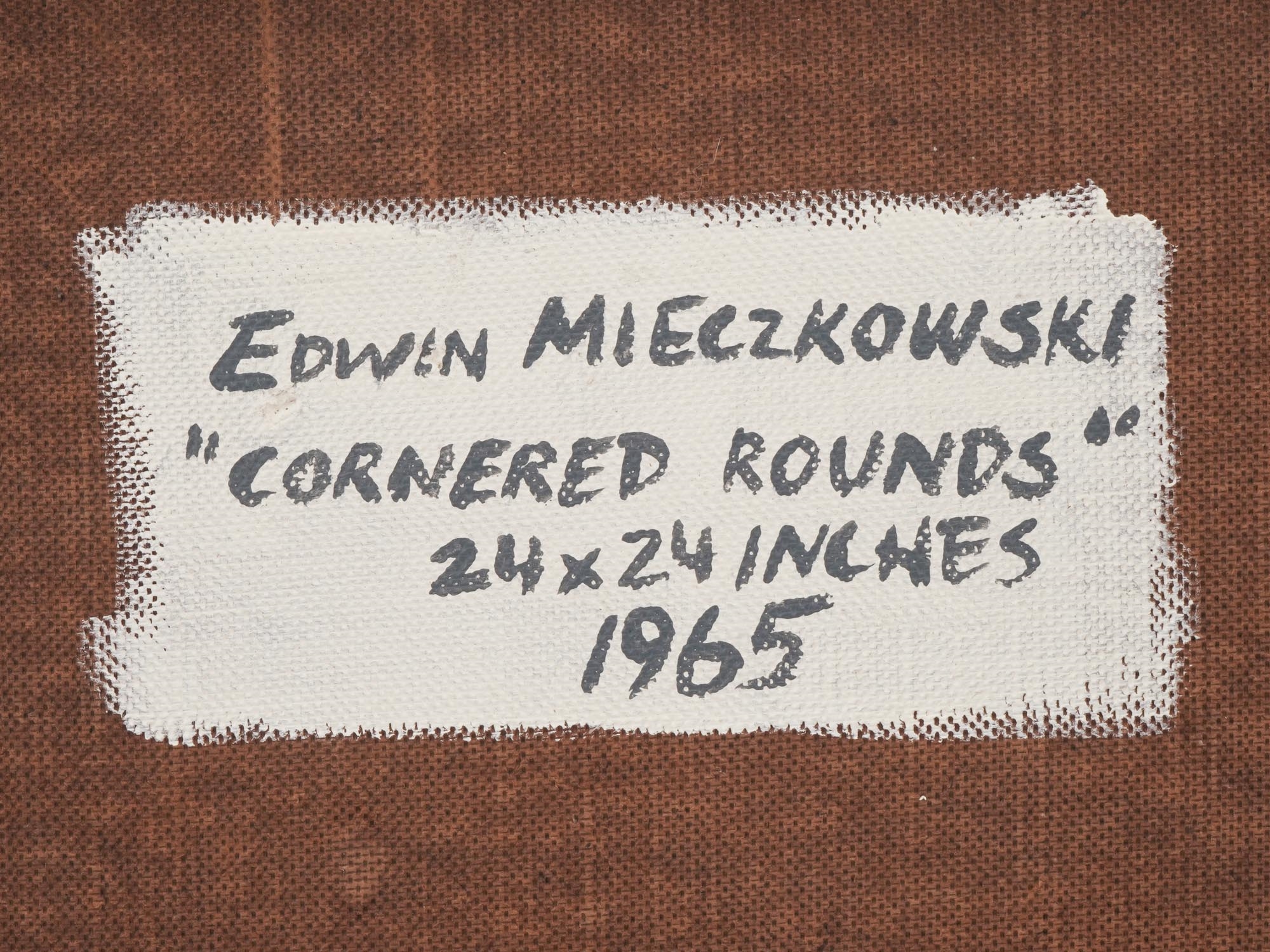 Edwin Mieczkowski | Cornered Rounds | MutualArt