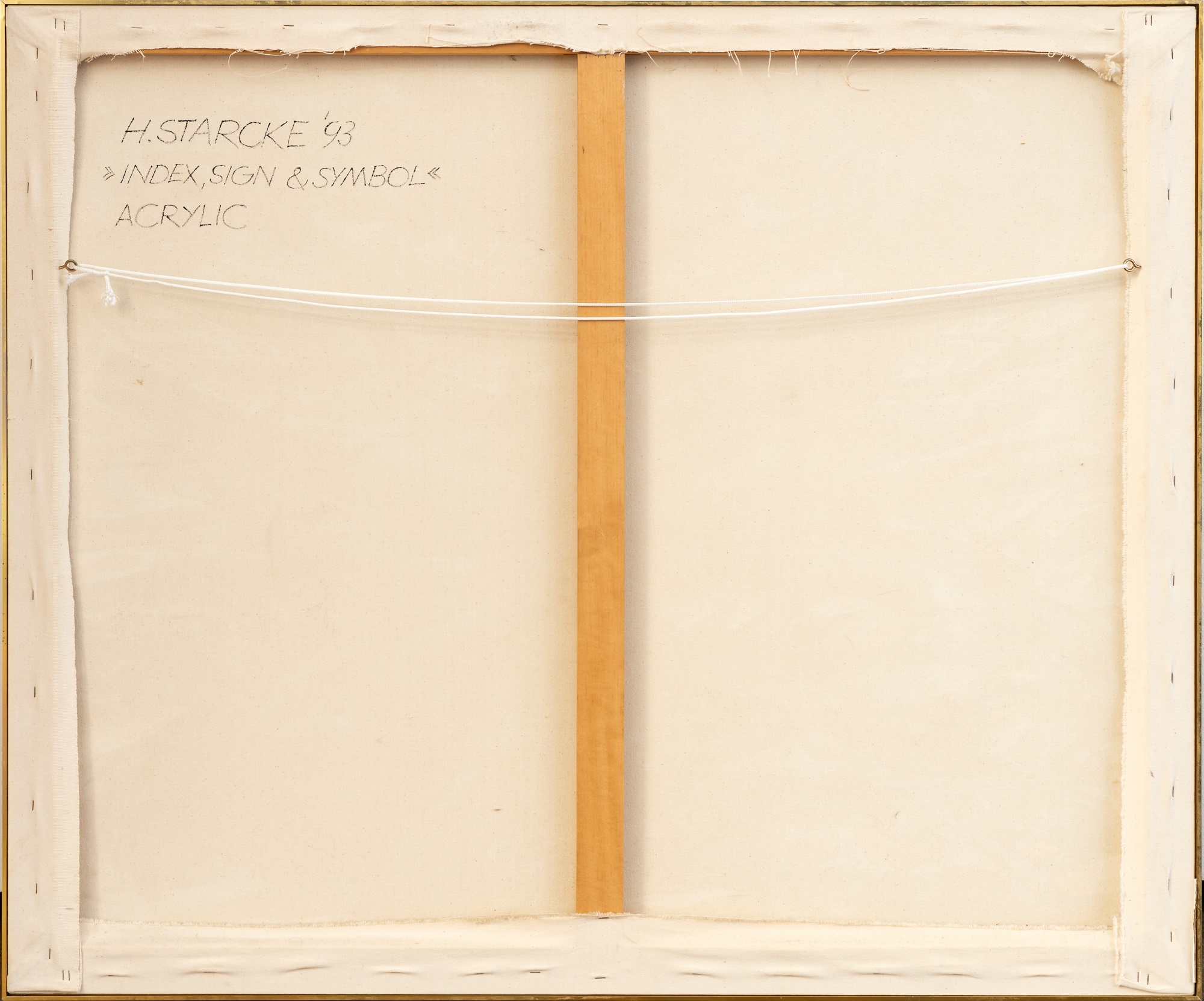 Helmut Starcke | Index, Sign and Symbol (1993) | MutualArt