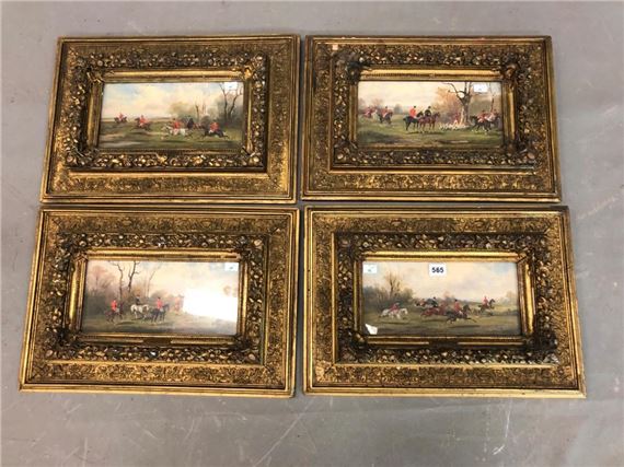 Robert Stone | HUNTING SCENES FROM THE MEET ONWARDS | MutualArt