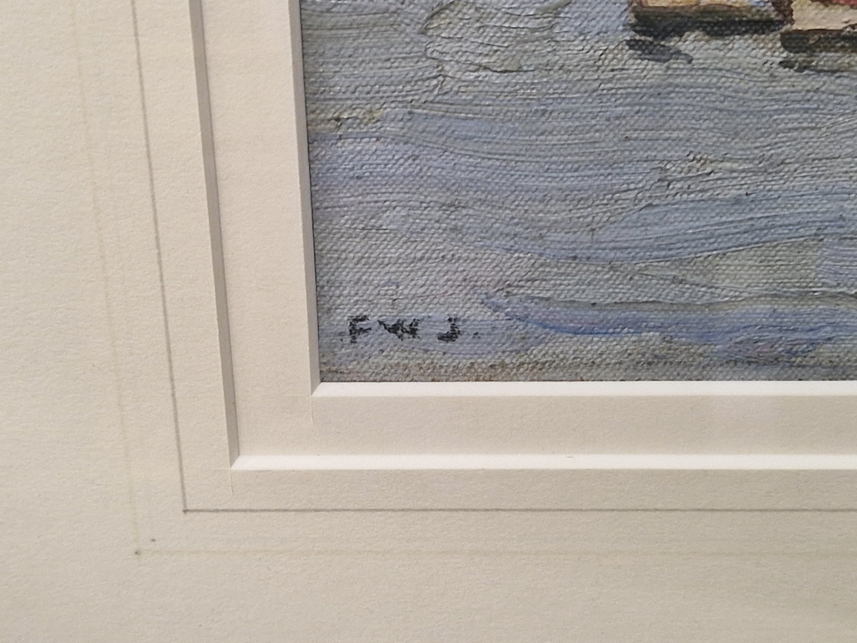 Frederick William Jackson | FIVE FISHING BOATS MOORED AT STAITHES (1906 ...