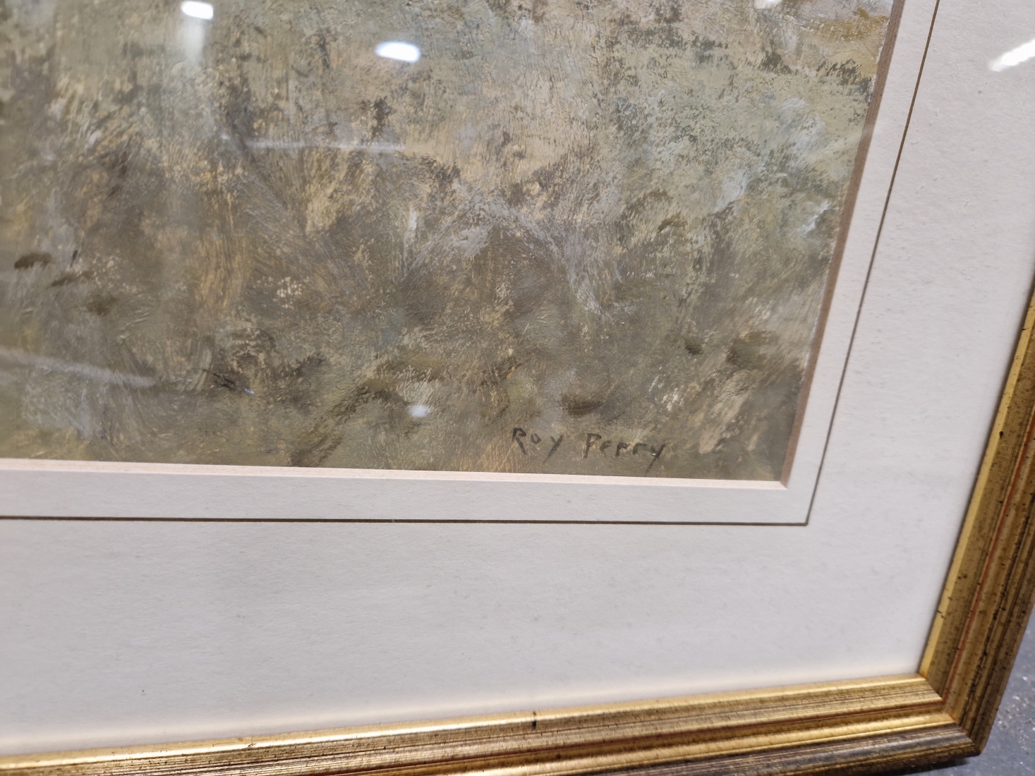 Roy Perry | CATTLE IN A WATER MEADOW IN THE COLN VALLEY | MutualArt