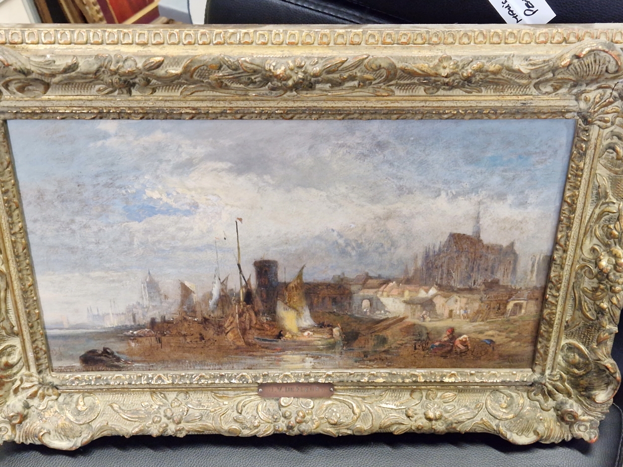 James Vivien de Fleury | A VIEW OF COLOGNE FROM THE RHINE (1859 ...