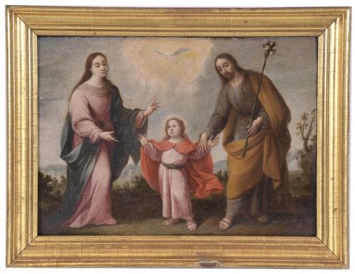 Spanish School, 17th Century | HOLY FAMILY | MutualArt