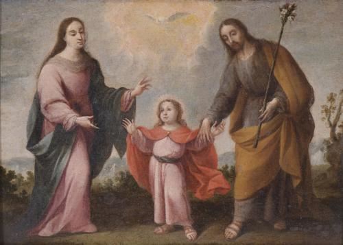 Spanish School, 17th Century | HOLY FAMILY | MutualArt