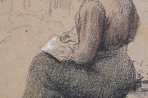 Jaume Pons Martí | YOUNG WRITING A LETTER | MutualArt