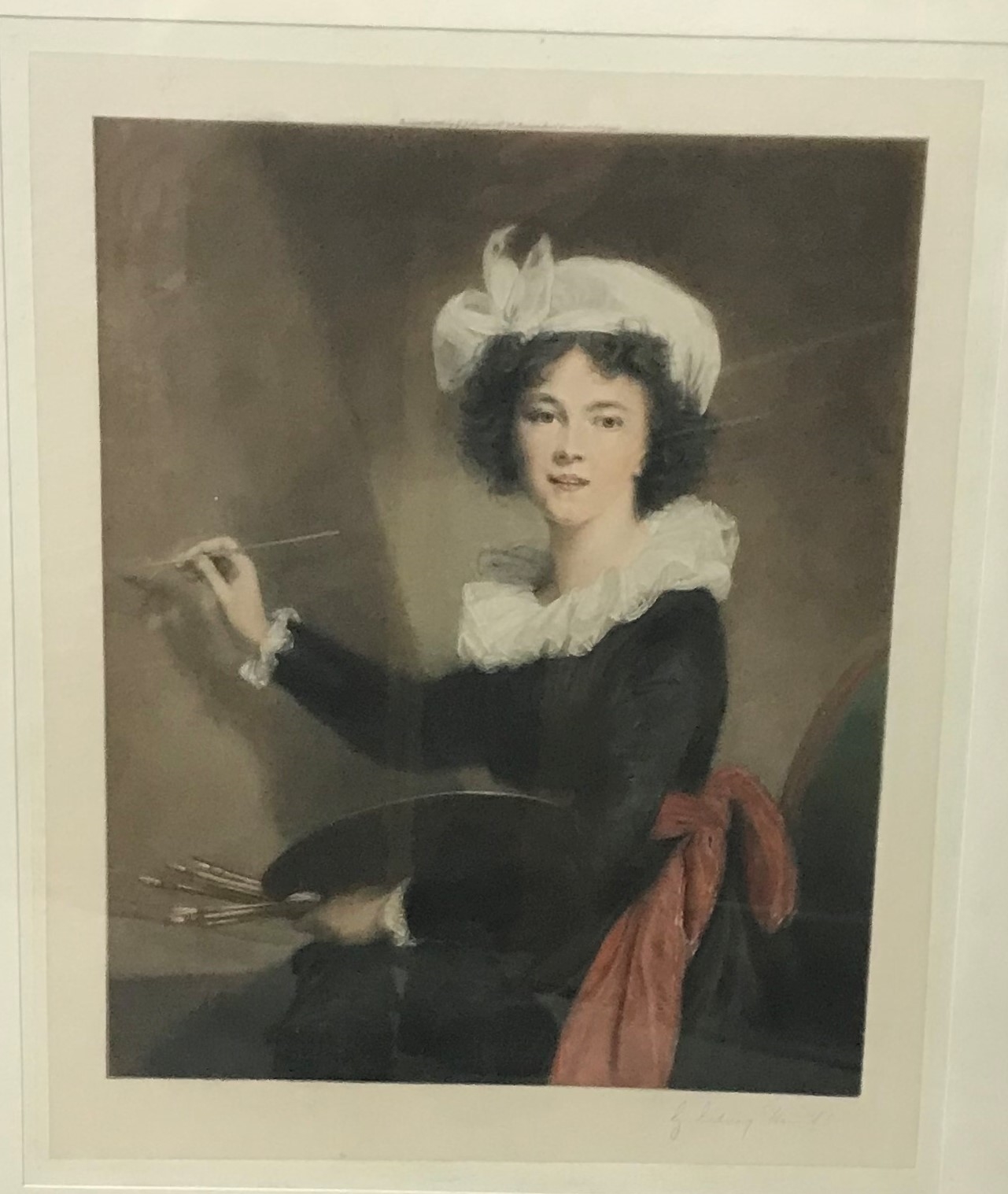 Élisabeth Vigée Le Brun | Self portrait of the artist | MutualArt