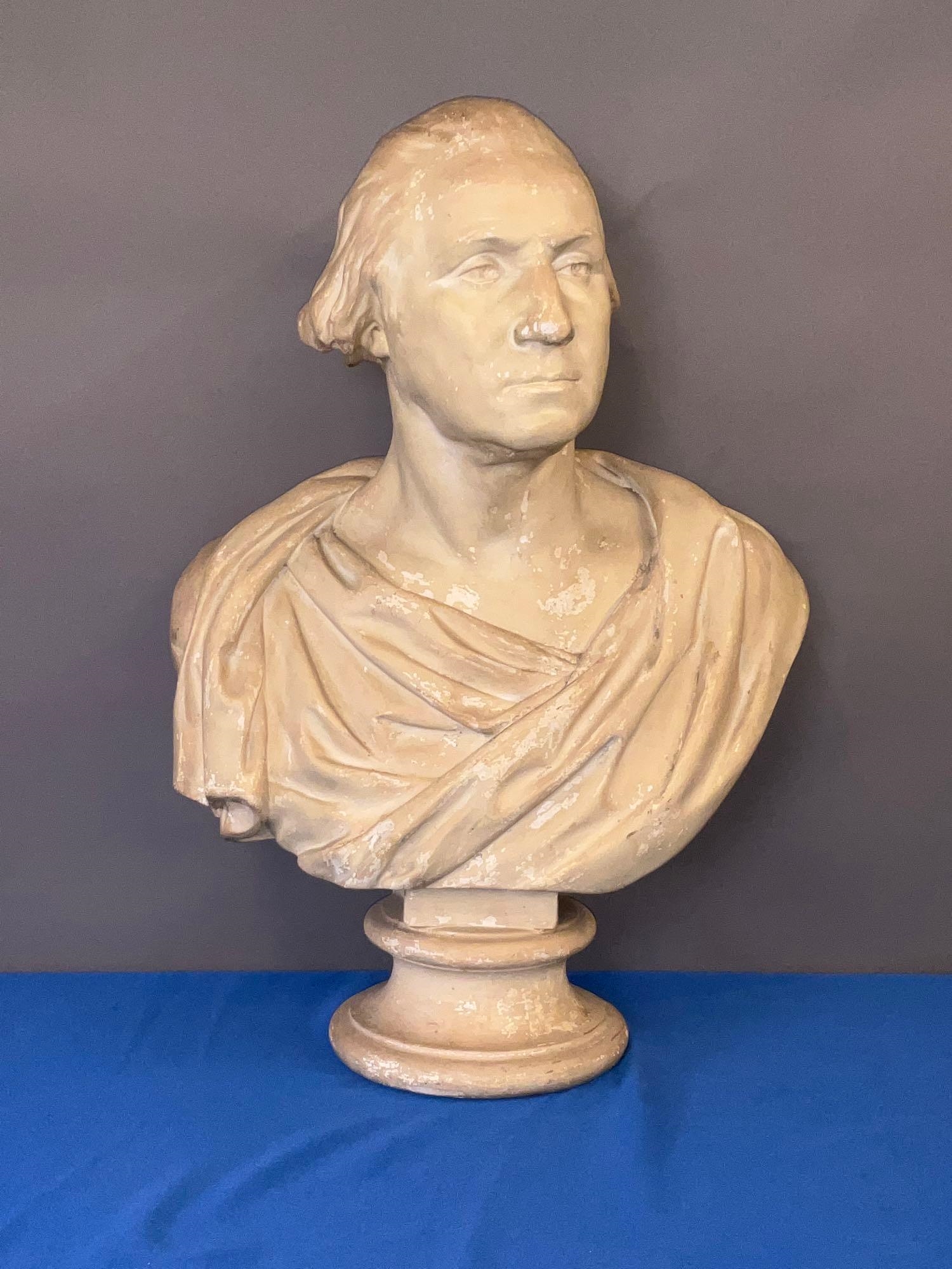 Jean-Antoine Houdon | Caproni Bros. Bust of George Washington | MutualArt