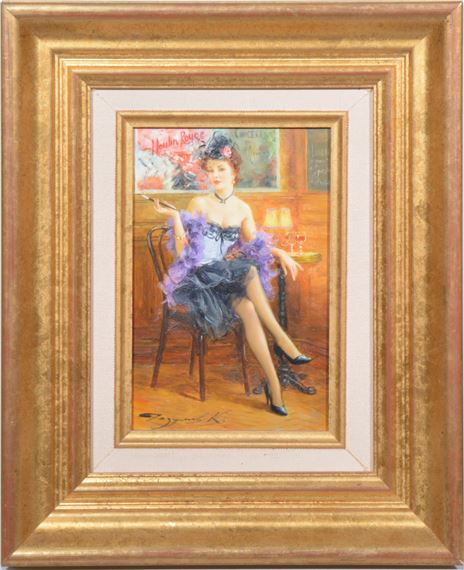 Konstantin Razumov | Table at the Moulin Rouge | MutualArt