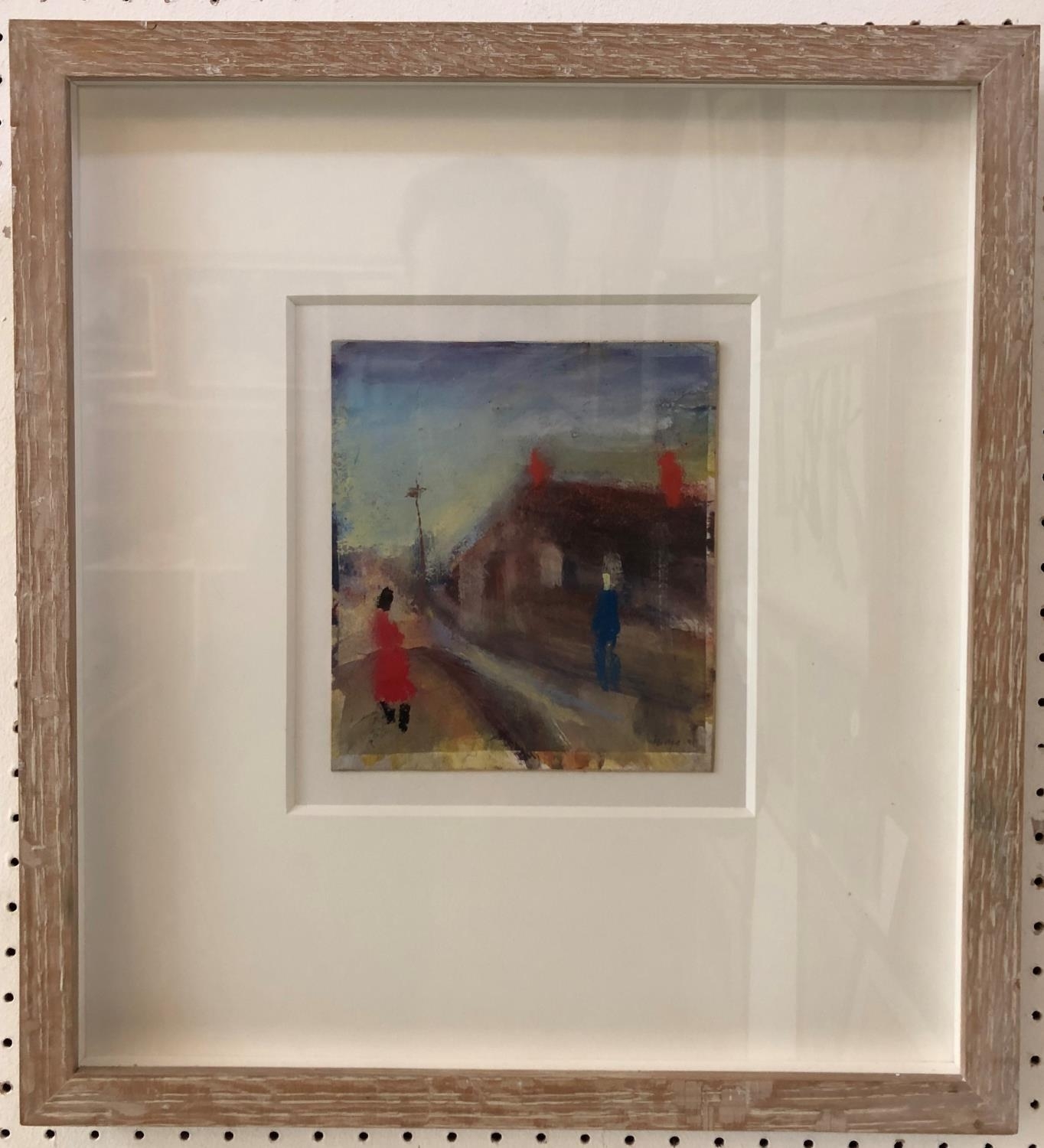 Anthony Hodge | Street Scene with Figures (2001) | MutualArt