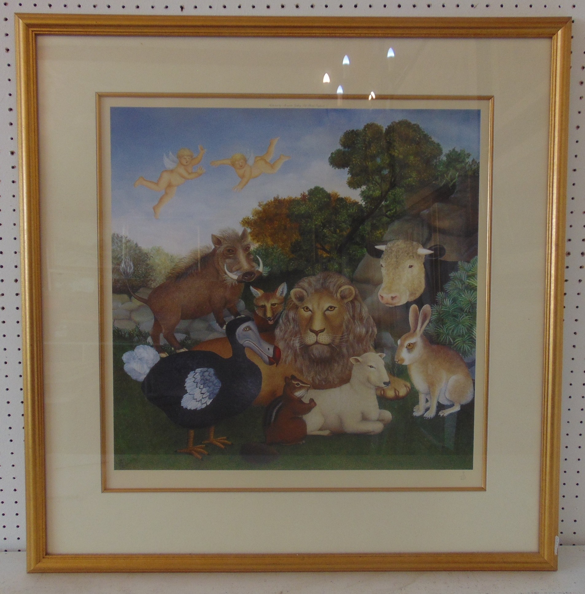 Beryl Cook | The Peacable Kingdom | MutualArt