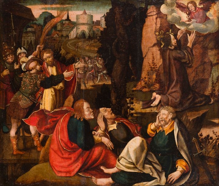 Netherlandish School, 16th Century | Christ on the Mount of Olives | MutualArt