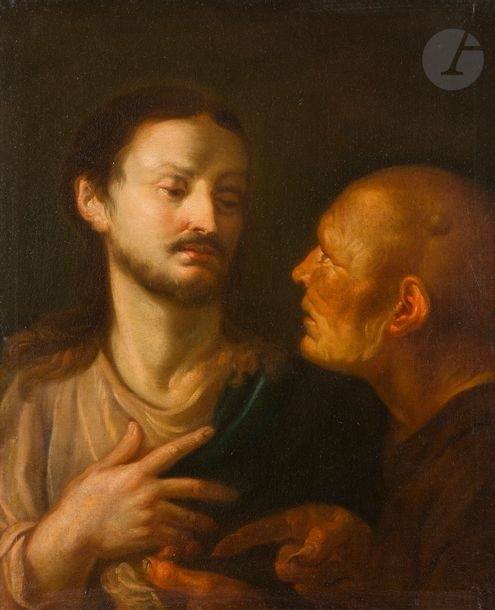 Paul Troger | The temptation of Christ (Circa 1750) | MutualArt