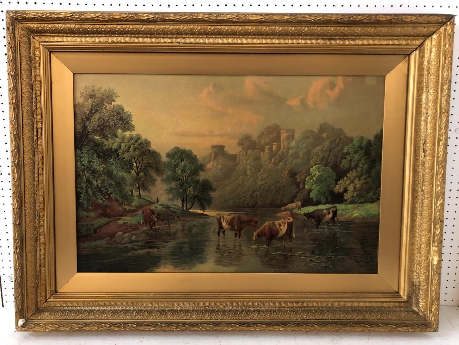 B. Cook | Watering Cows (Early 20th Century) | MutualArt