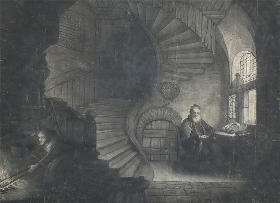 Richard Houston | The Philosopher in Contemplation (18th Century ...