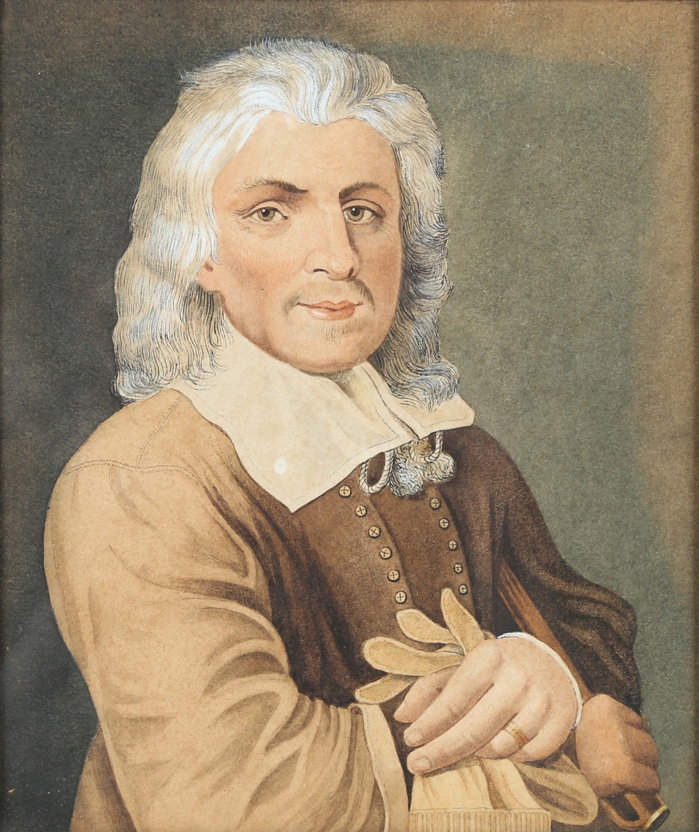 George Perfect Harding | Half Length Portrait of Izaak Walton | MutualArt