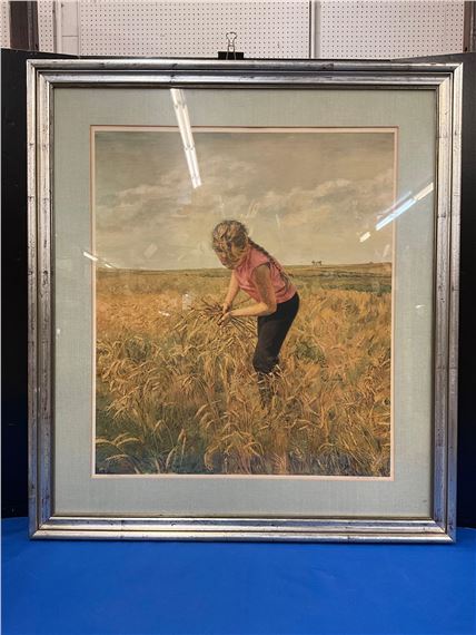 Lunda Gill | “Lundy in the Wheat” | MutualArt
