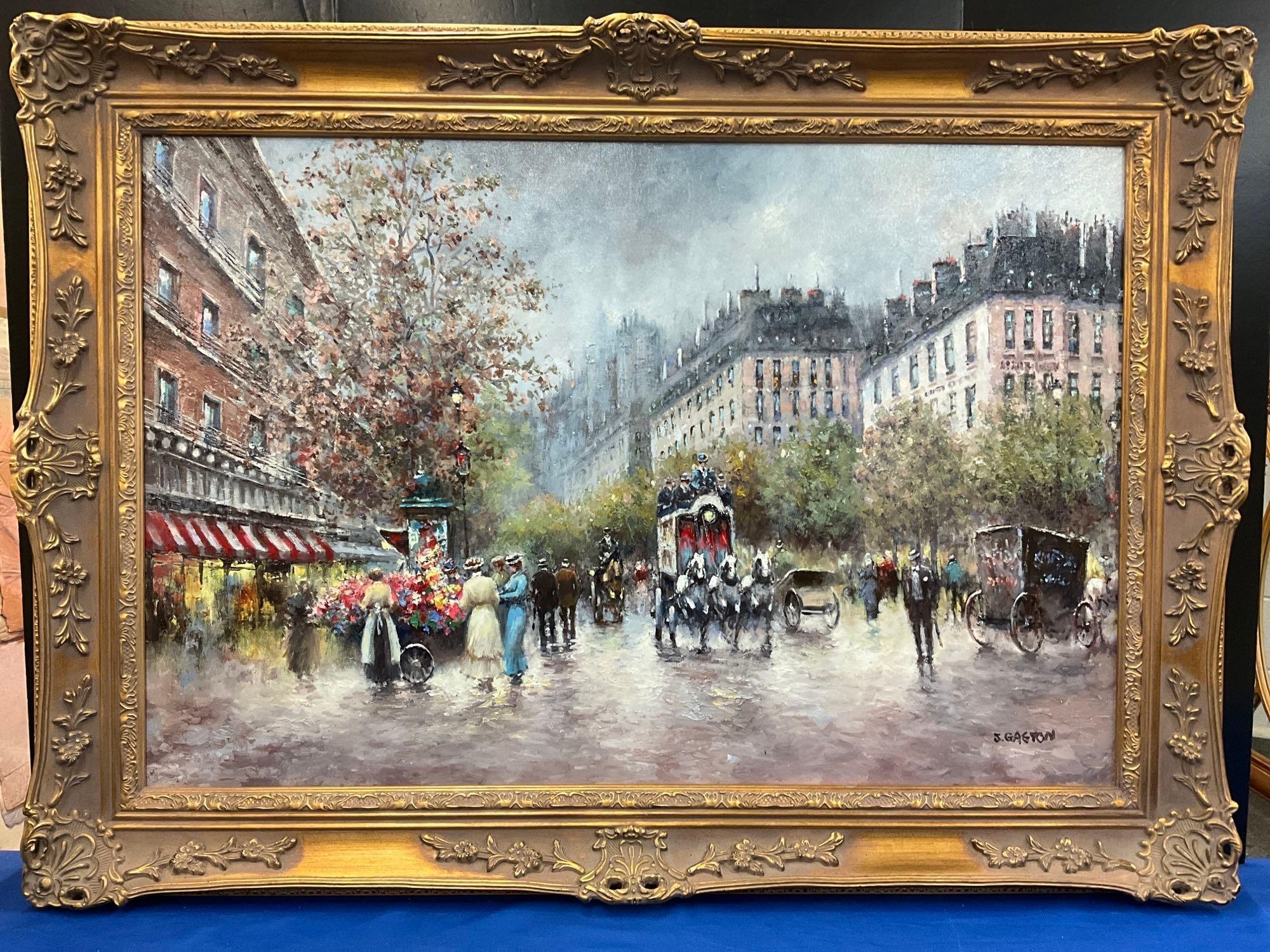 Johnny Gaston | Parisian Street Scene | MutualArt