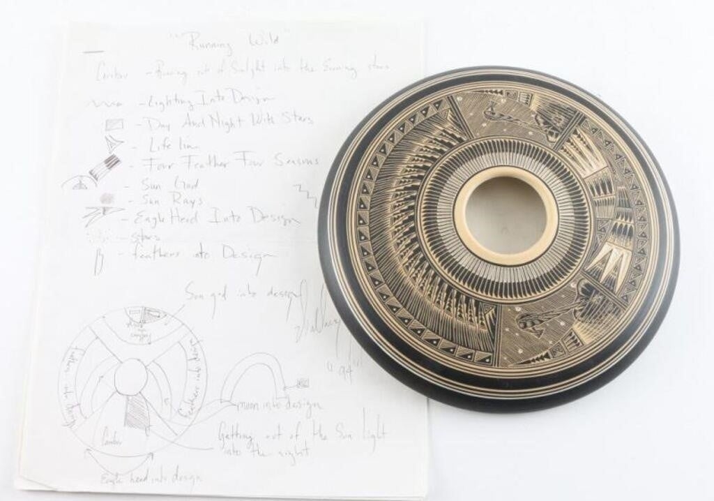 Wallace Nez | Beautifully detailed pot included is the artist meaning ...