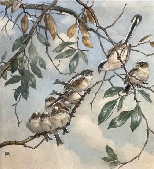 Winifred Austen | Long Tailed Tit Family | MutualArt