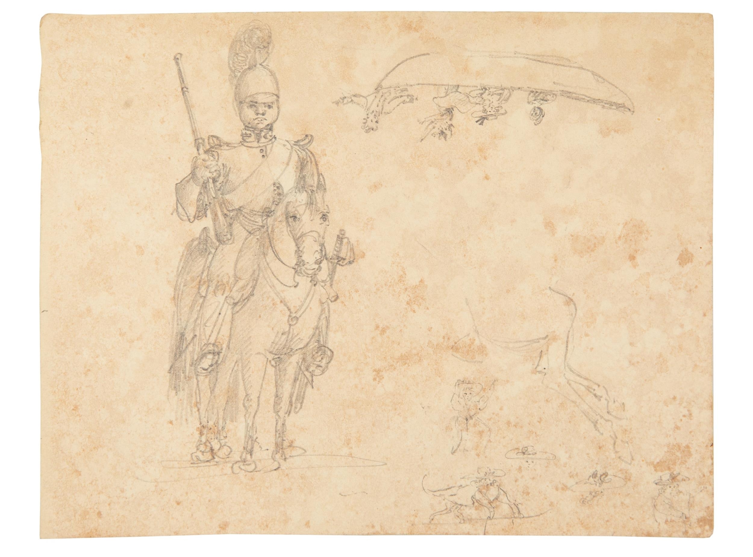 William Markham | 4 drawings of Sikhs fighting | MutualArt
