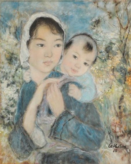 Le Thi Luu | . Mère et enfant | MutualArt