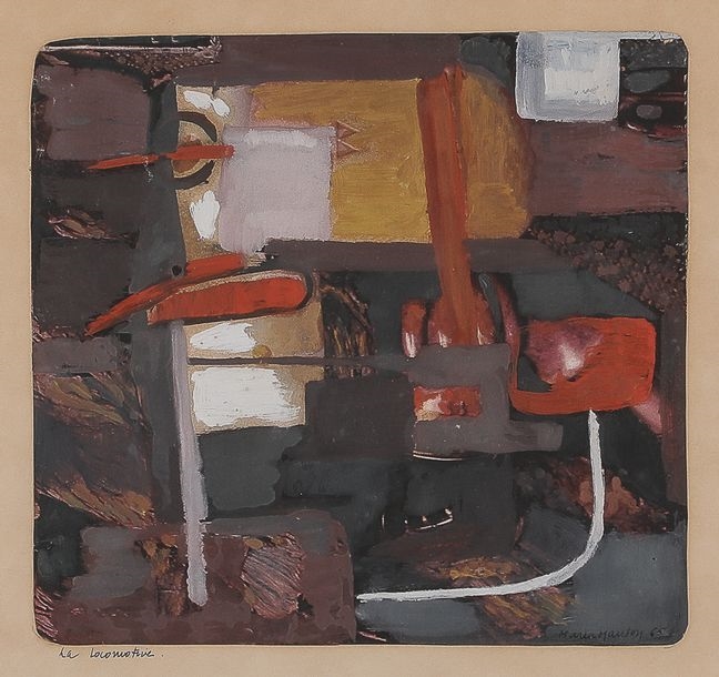 Maria Manton | . La locomotive (1965) | MutualArt