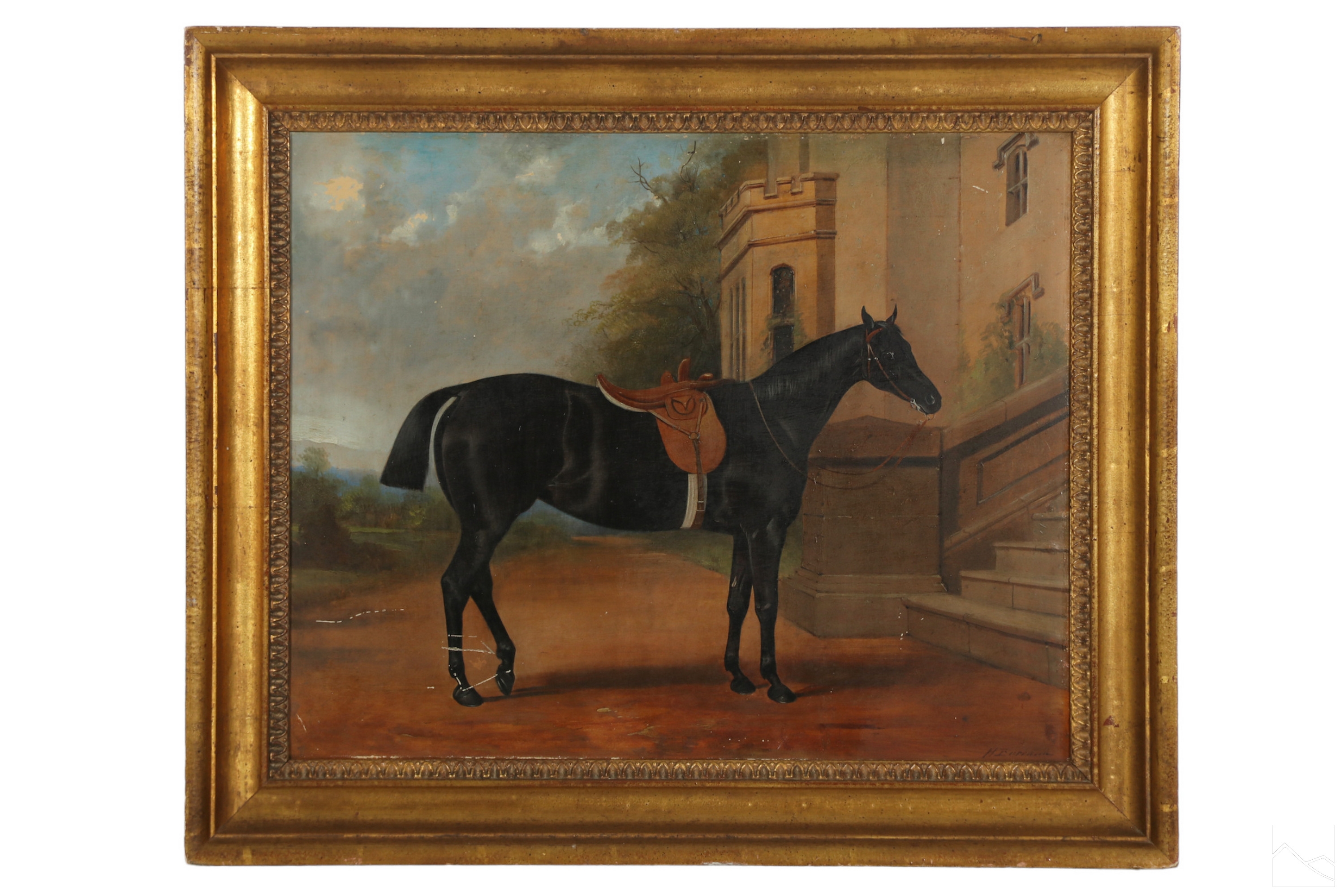 Henry Barraud | Henry Barraud 1811-1874 Equine Horse Oil Painting ...