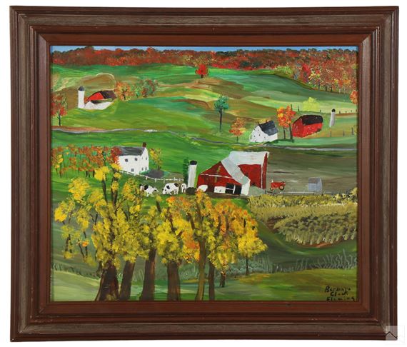 Clark-Fleming Barbara | Barbara Fleming b.1939 Canadian Folk Art ...