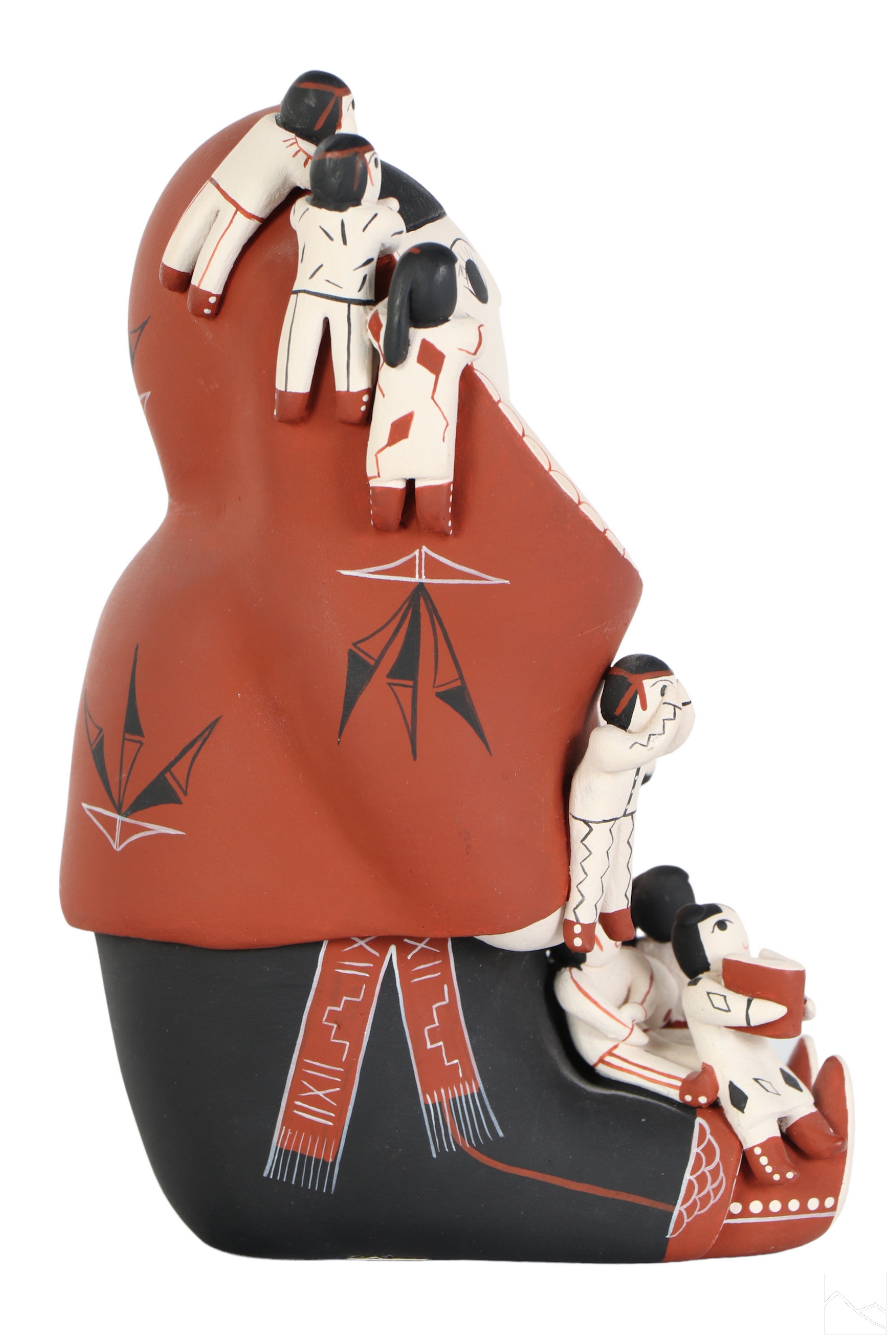 Vangie Suina | Native American Pueblo Pottery Storyteller Statue ...