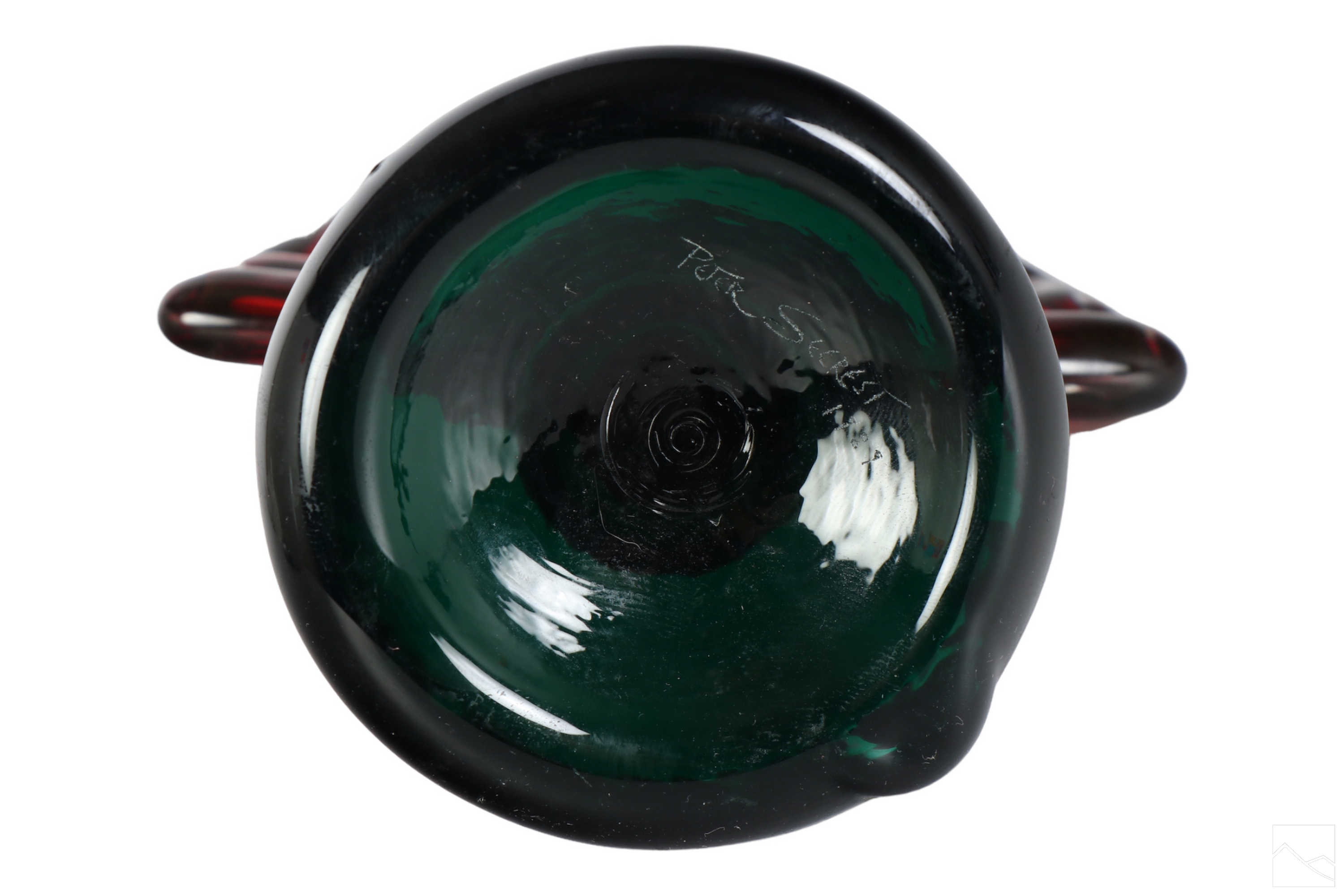 Peter Secrest | Peter Secrest b.1951 Memphis Style Art Glass Vase (1951 ...