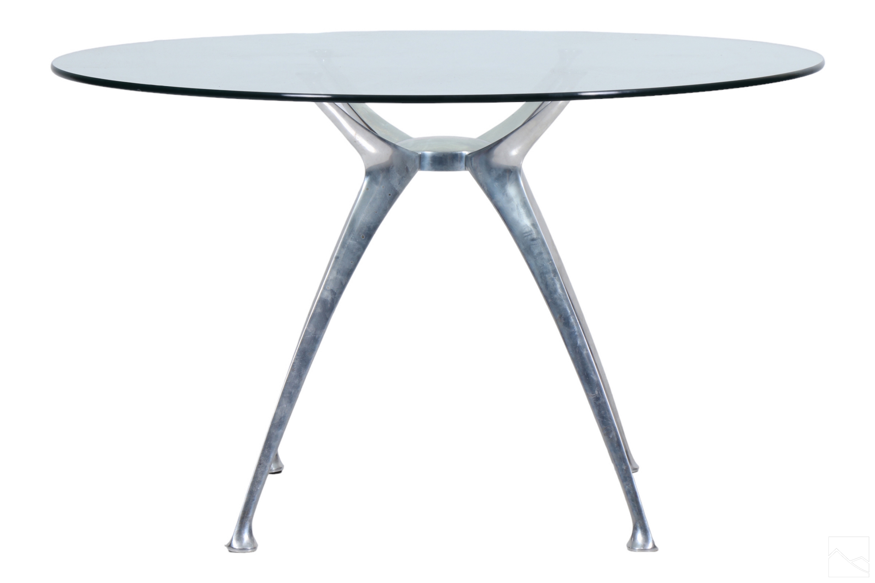 Philippe Starck | Philippe Starck Style Chrome & Glass Dining Table ...