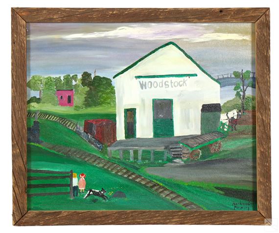 Clark-Fleming Barbara | Barbara Fleming b.1939 Canadian Folk Art ...