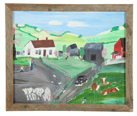 Barbara Clark-Fleming | Barbara Fleming b.1939 Canadian Folk Art ...
