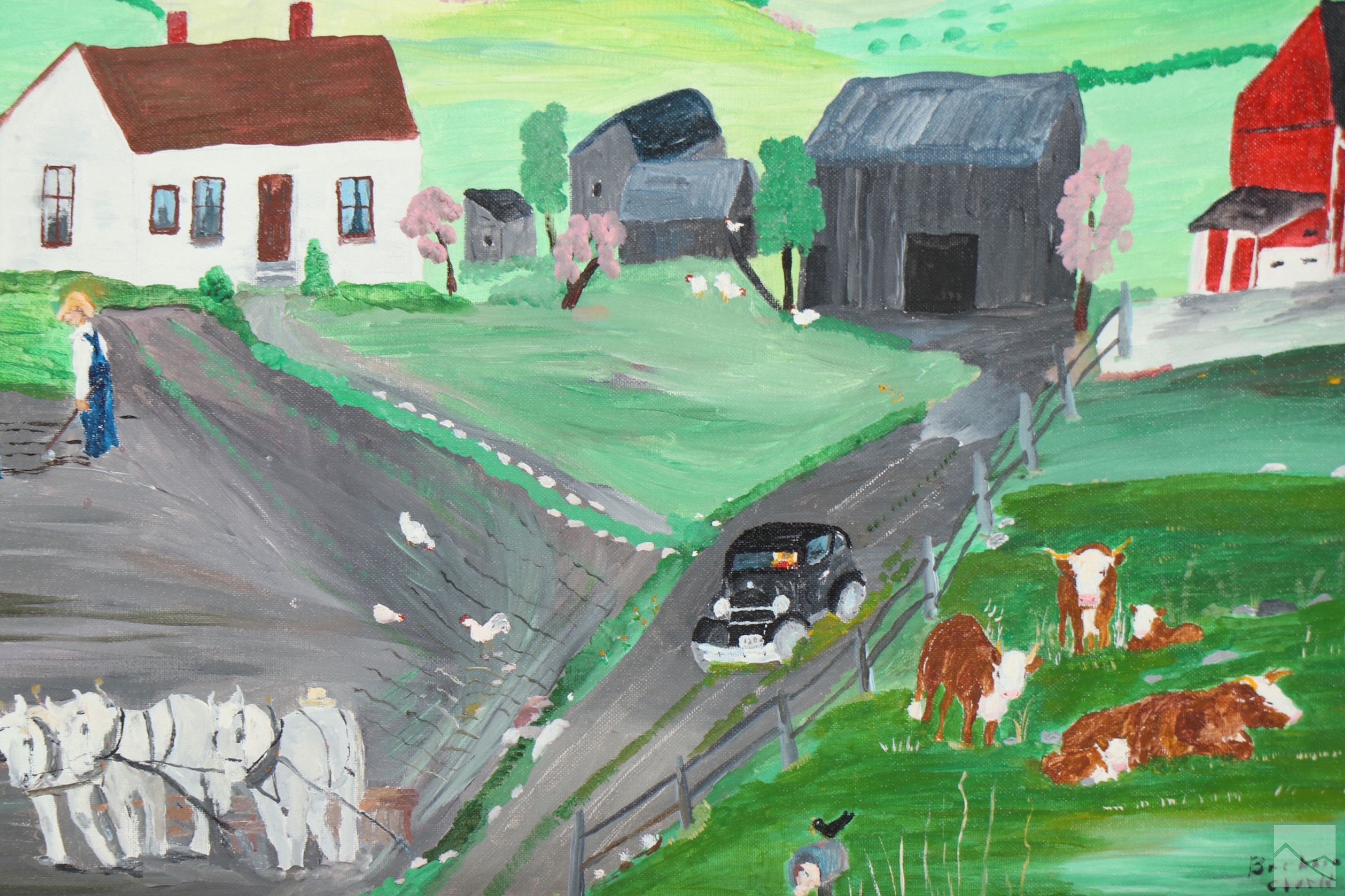 Barbara Clark-Fleming | Barbara Fleming b.1939 Canadian Folk Art ...