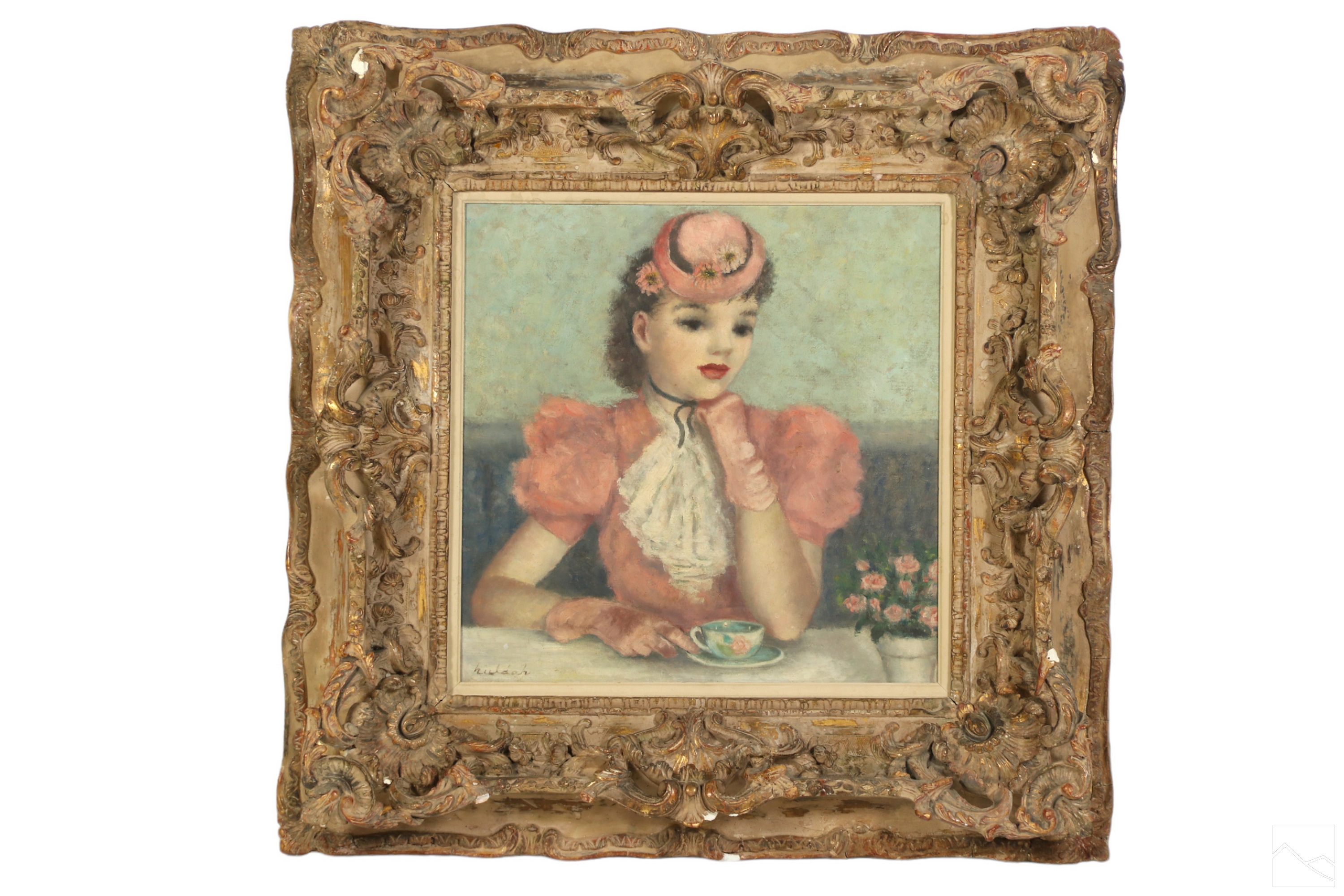 Huldah Cherry Jeffe | Hulda Cherry Jeffe 1901-2001 Portrait Oil Painting (1944) | MutualArt