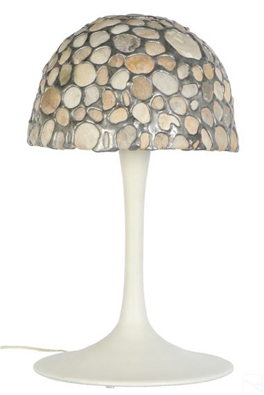 Eero Saarinen | Modern Stone Agate Mushroom Lamp manner Saarinen ...