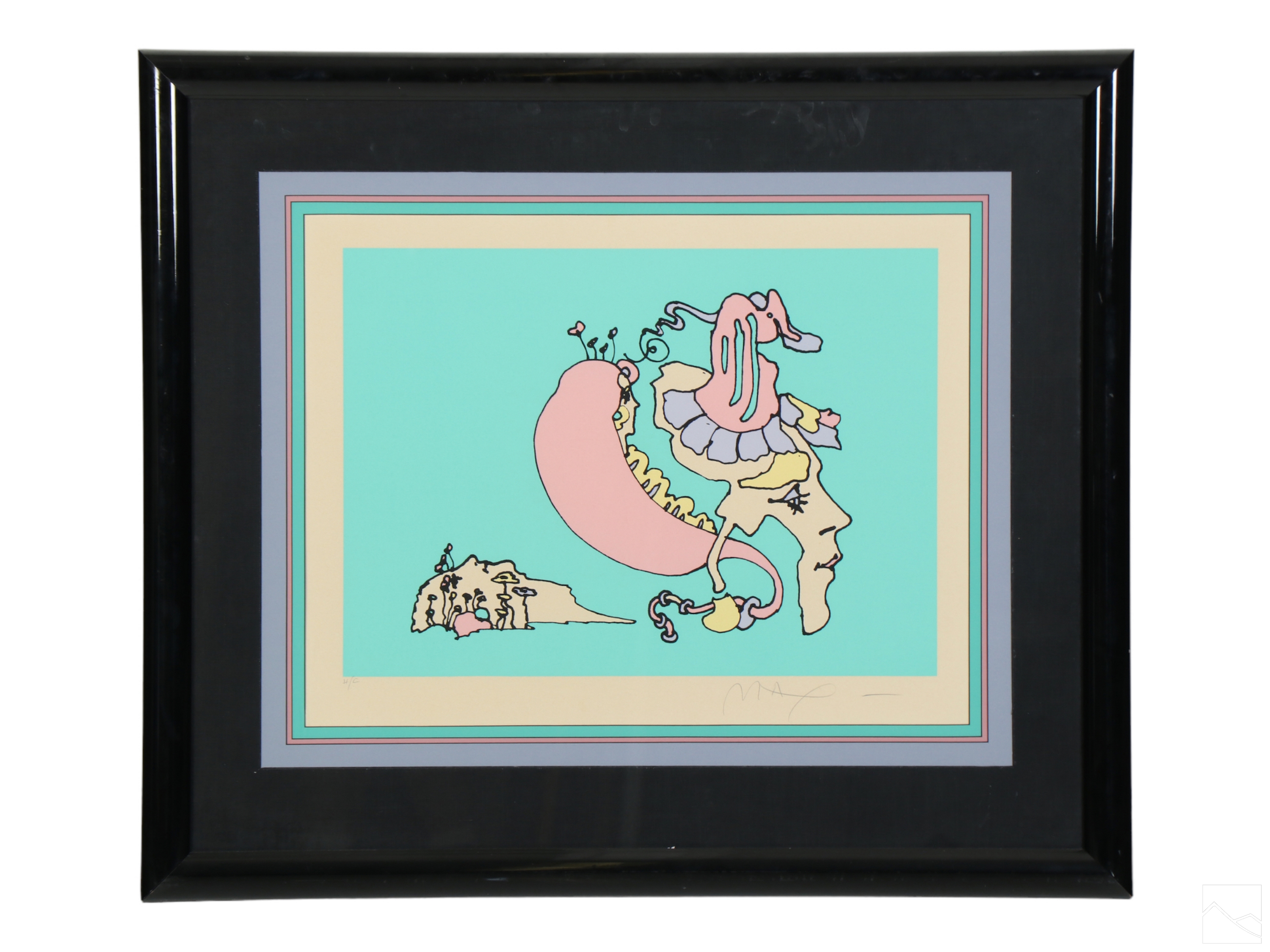 Peter Max | Peter Max b.1937 Pop Art THREE FACES Litho SIGNED (1937 ...