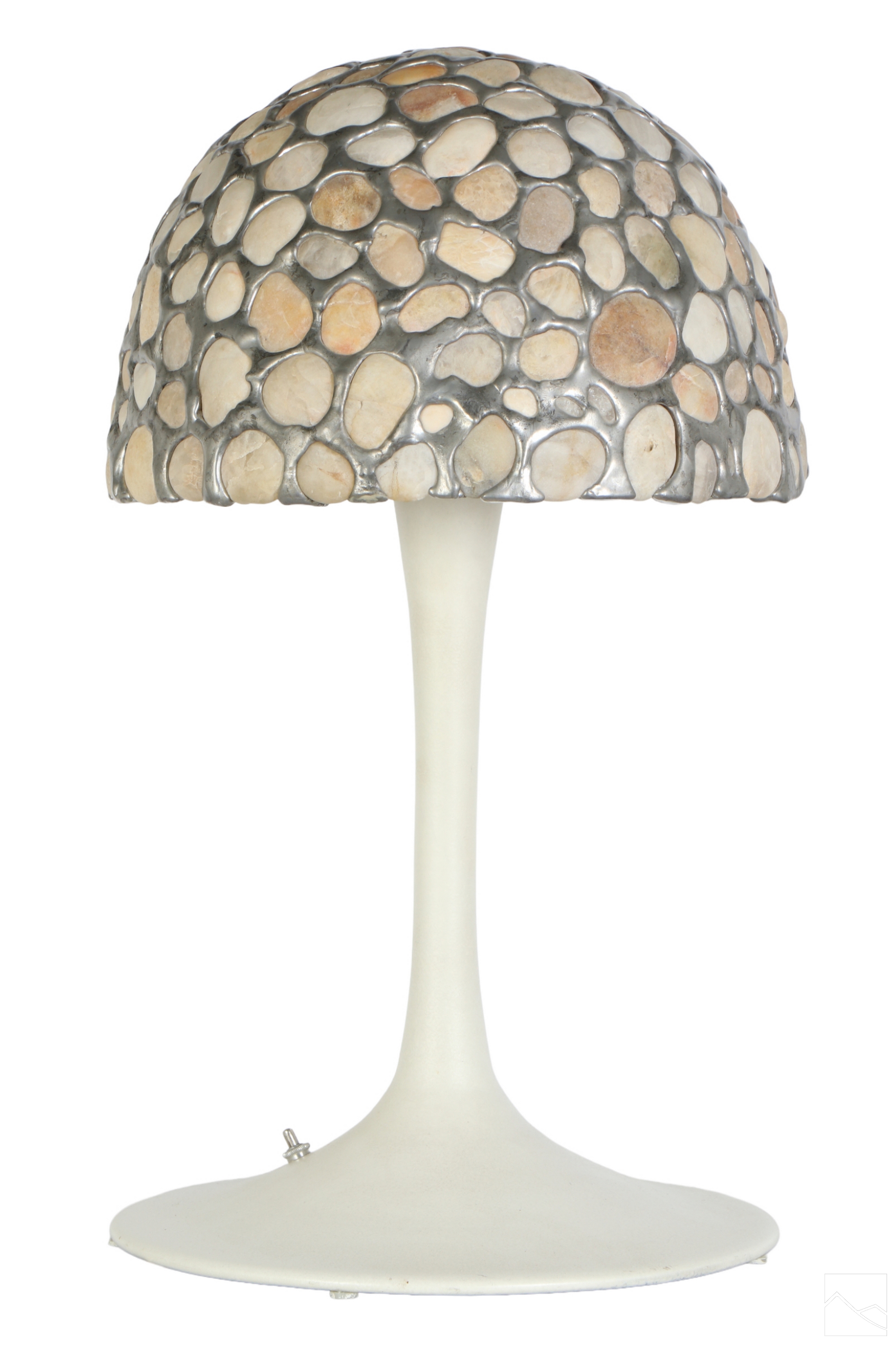 Eero Saarinen | Modern Stone Agate Mushroom Lamp manner Saarinen ...