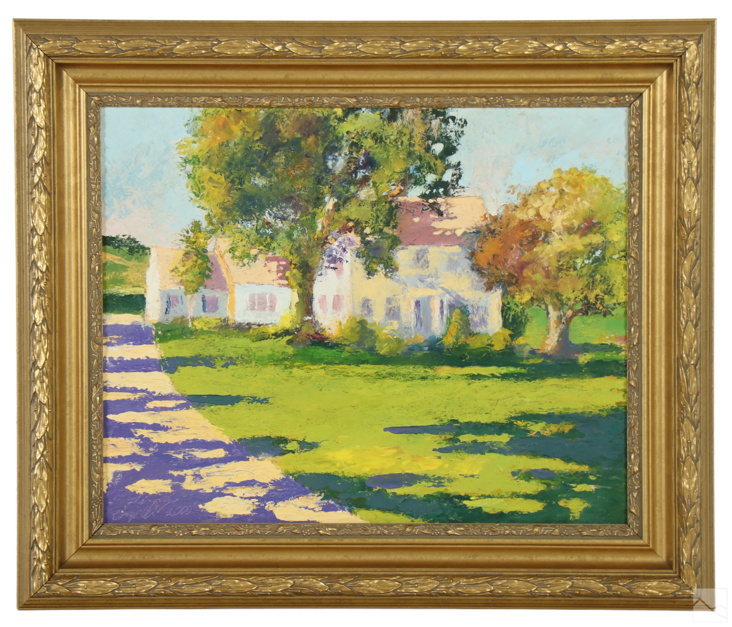Linda Chappel | Linda Chappel 20C Architectural Landscape Painting ...