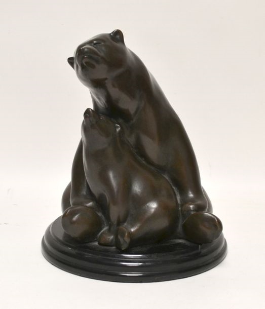 Miguel Fernando López (Milo) | Bear and bear cub | MutualArt