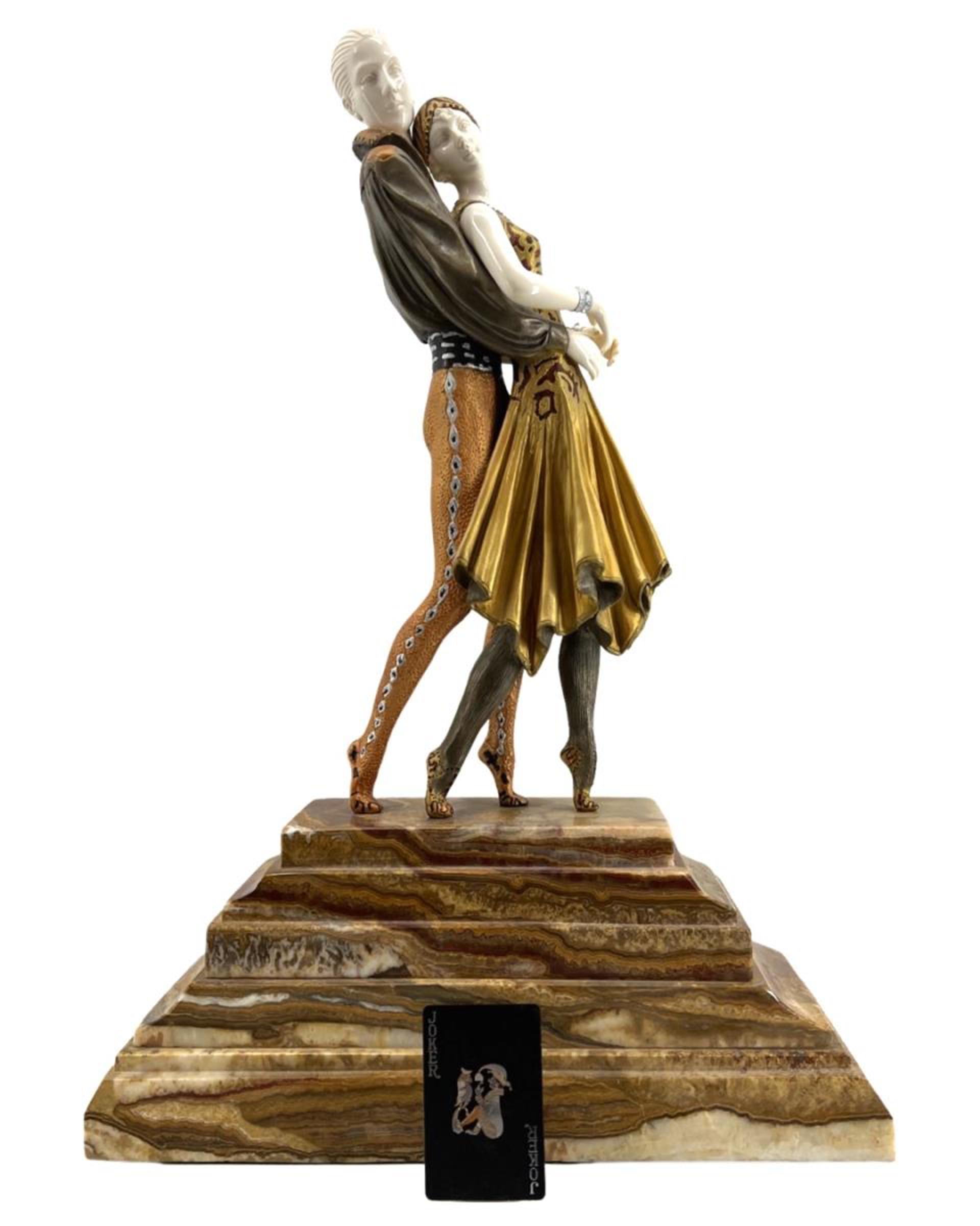 Vaslav Nijinsky | Signed Demétre Chiparus Chryselephantine Tango ...