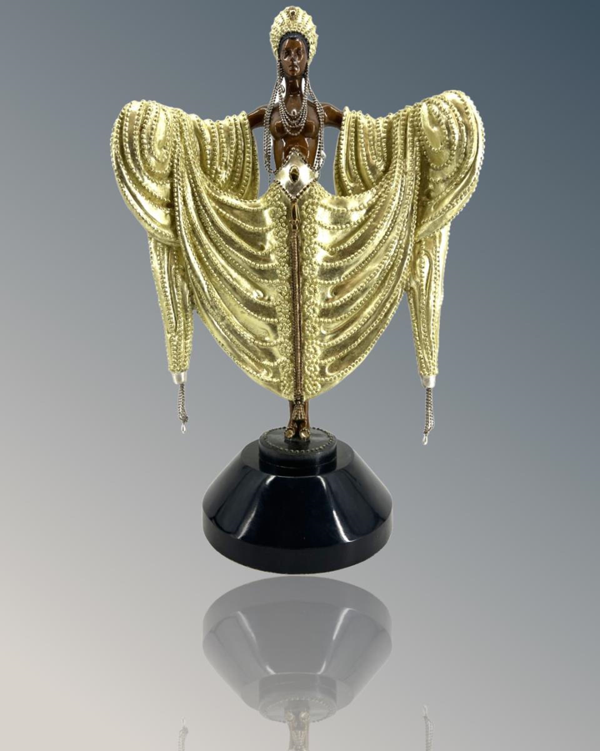 Erté | Signed Erte Radiance Bronze Sculpture (1988) | MutualArt