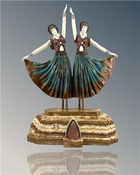 Demétre H. Chiparus | Signed Demetre Chiparus Chryselephantine Dolly ...