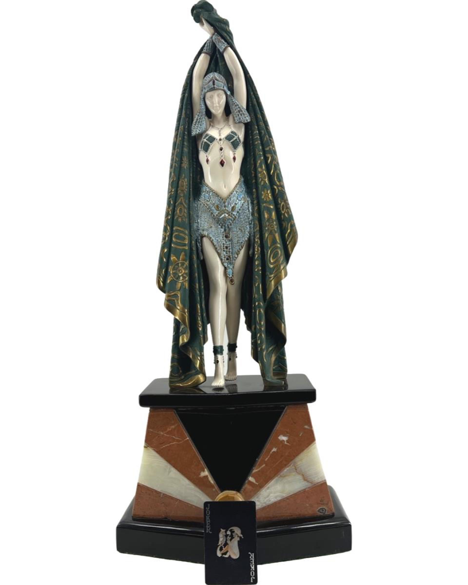 Vaslav Nijinsky | Signed Demetre Chiparus Chryselephantine Antinea ...