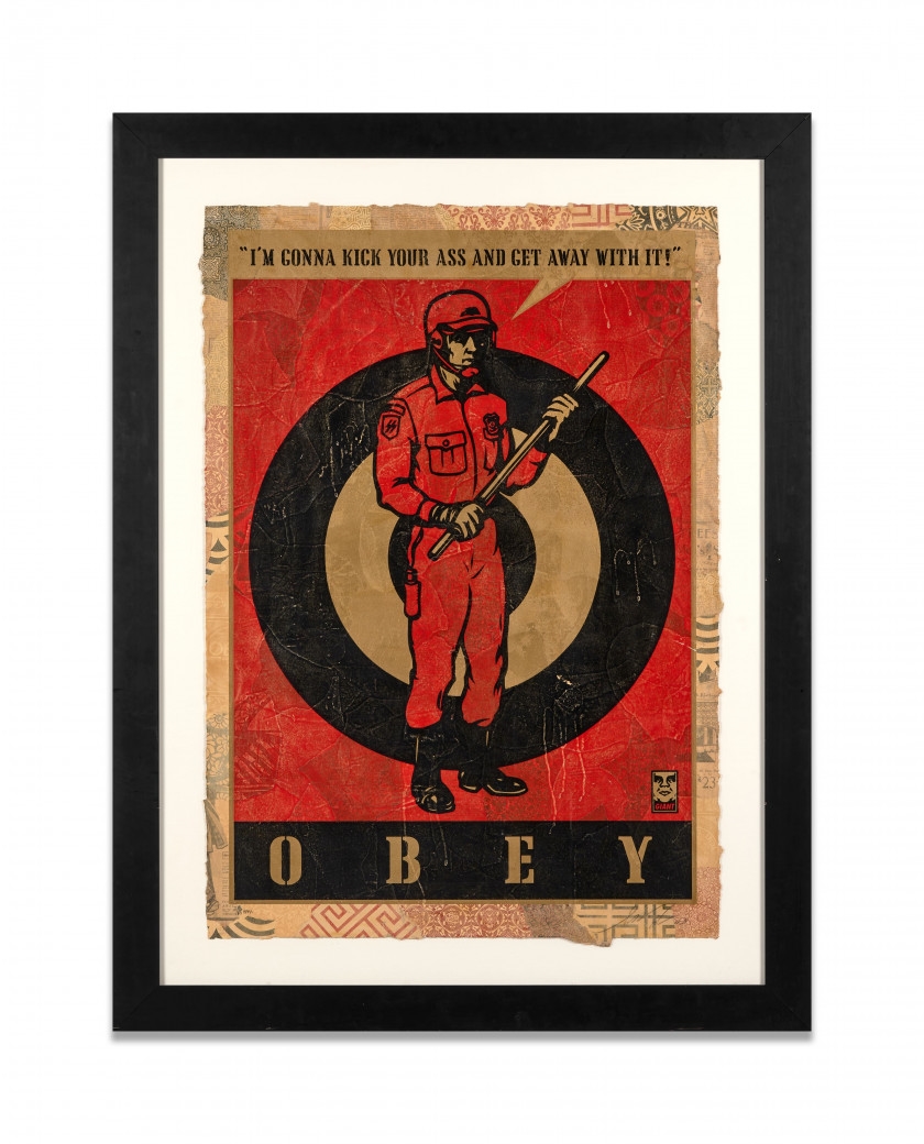 Shepard Fairey | Obey Riot Cop (2009) | MutualArt