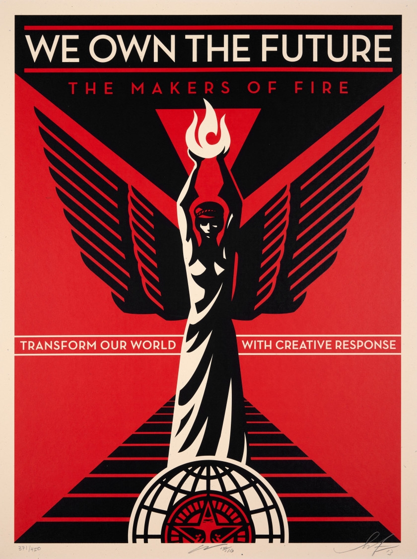 Shepard Fairey | We own the future (2013) | MutualArt