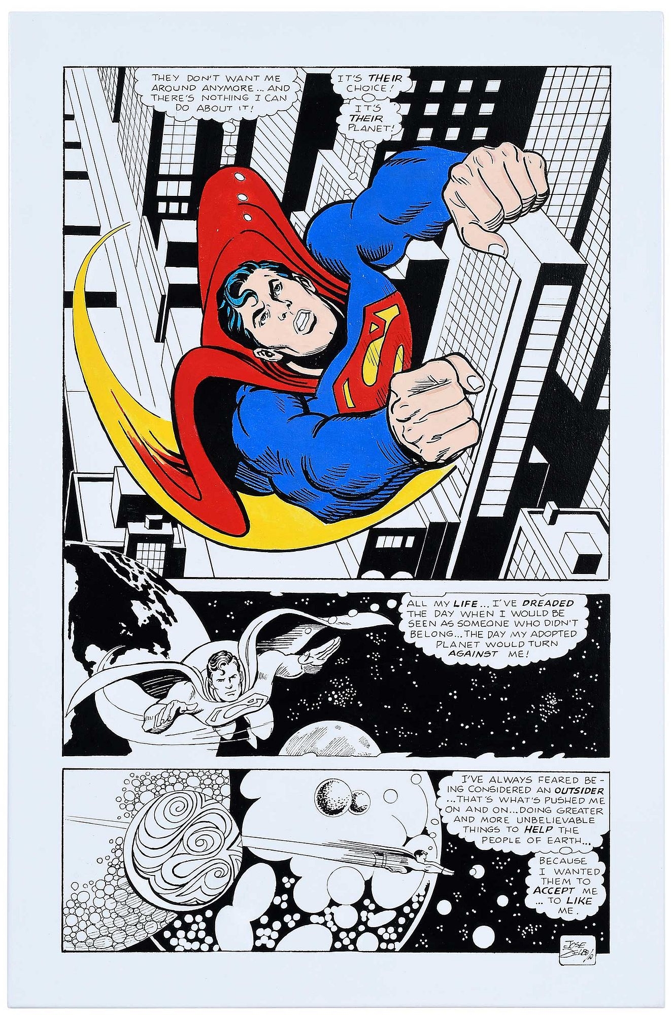 Jose Delbo | Superman (1985) | MutualArt