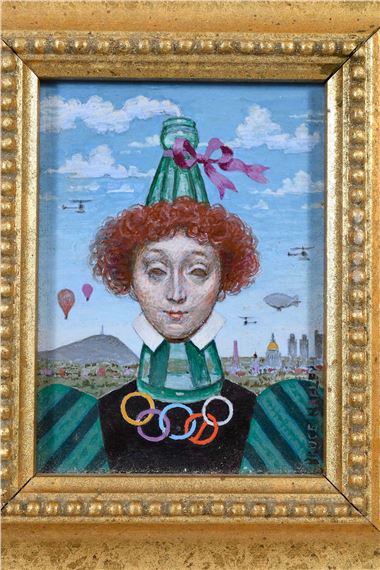 Bruce Hafley | Figure with Olympic Rings | MutualArt