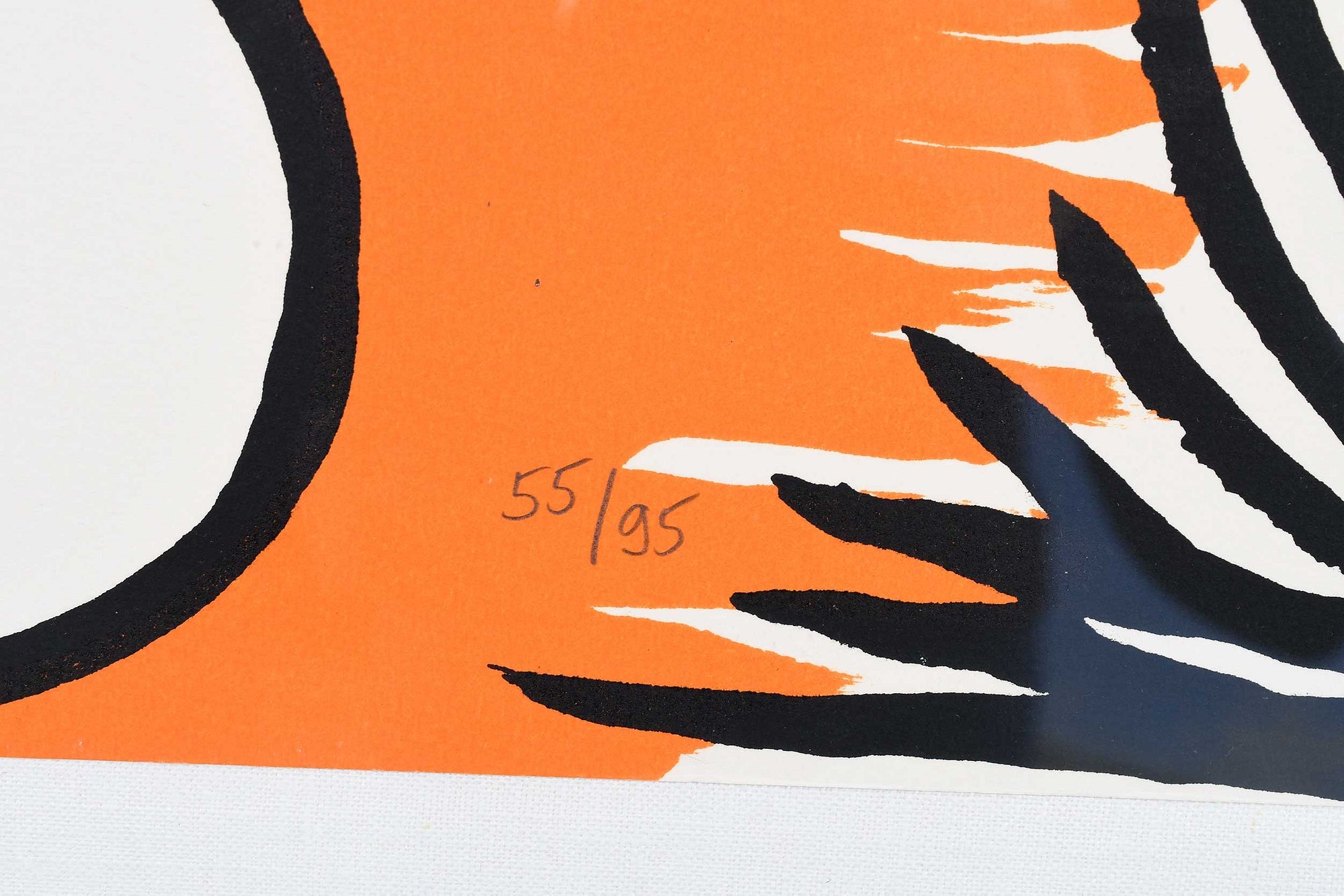 Alexander Calder | Composition with Circles and Stripes (1964) | MutualArt