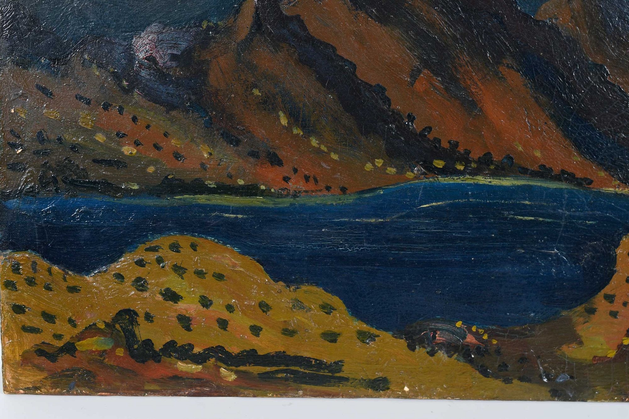 James Dickson Innes | Mountain Landscape with Lake (Circa 1911) | MutualArt